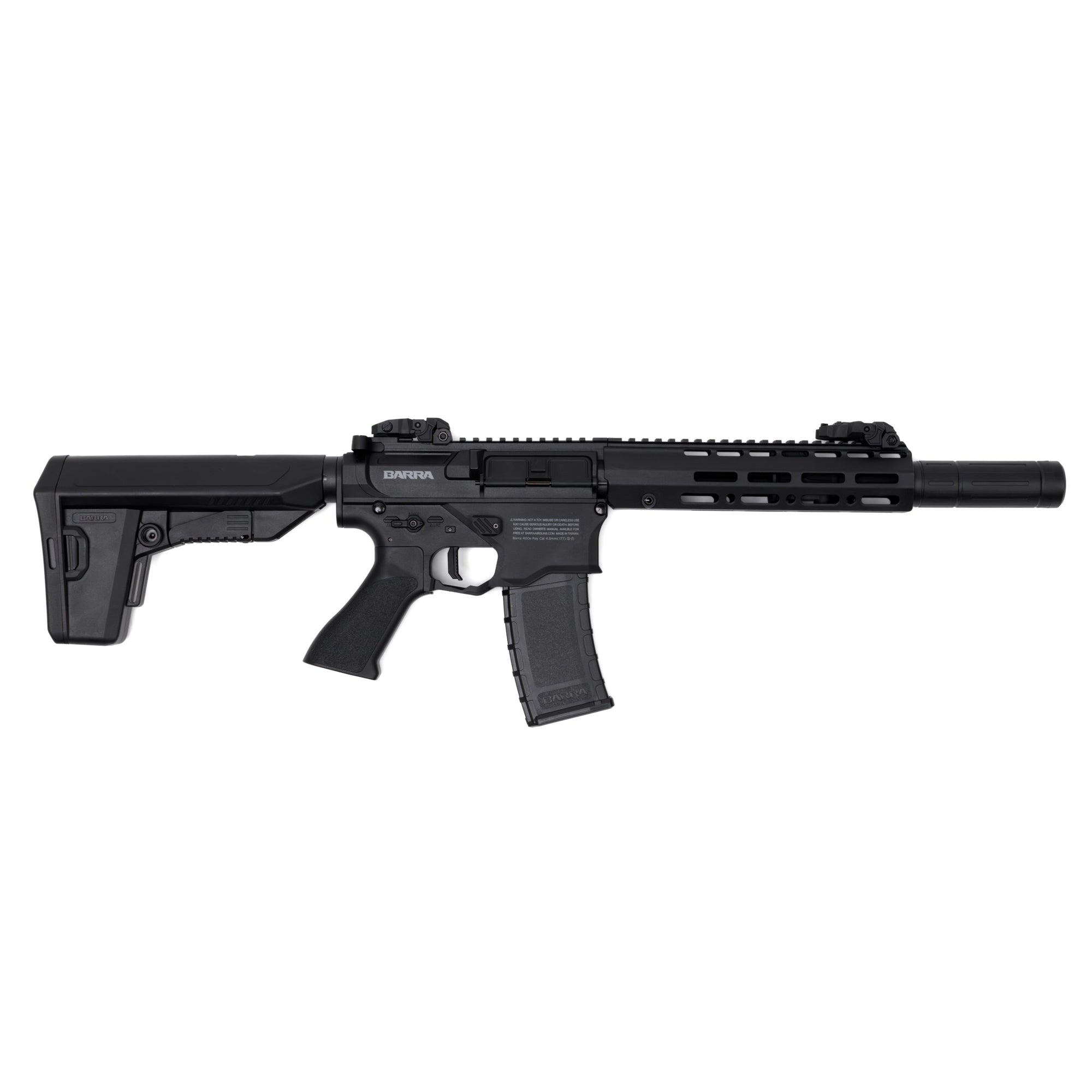 Barra Airguns | 400e Gen 2 Polymer Full Auto Electric BB Rifle | Black