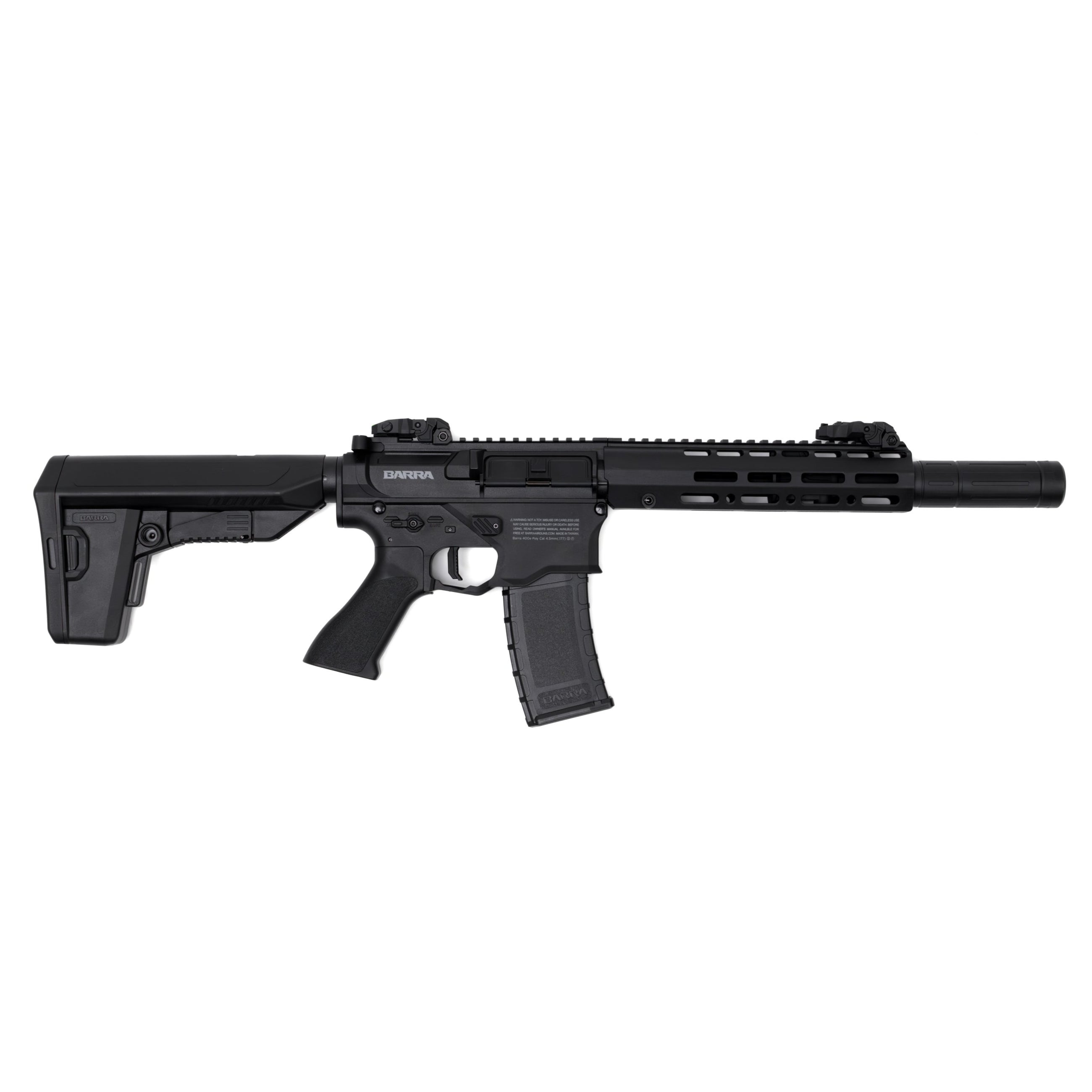 Barra Airguns | 400e Gen 2 Polymer Full Auto Electric BB Rifle | Black