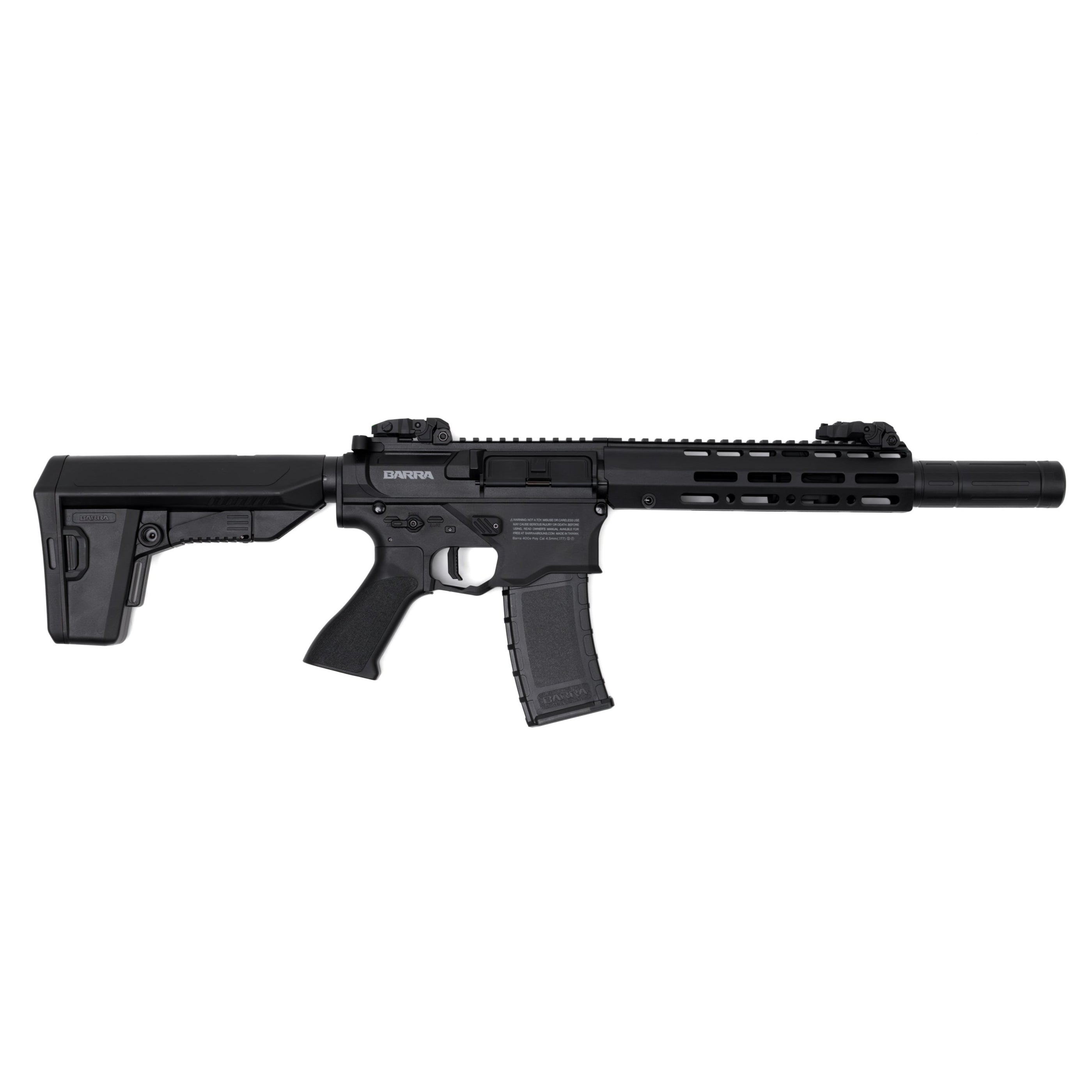 Barra Airguns | 400e Gen 2 Polymer Full Auto Electric BB Rifle | Black
