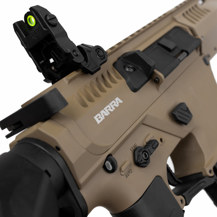 Barra Airguns | 400e Full Auto Gen 2 Metal Electric BB Rifle | Tan