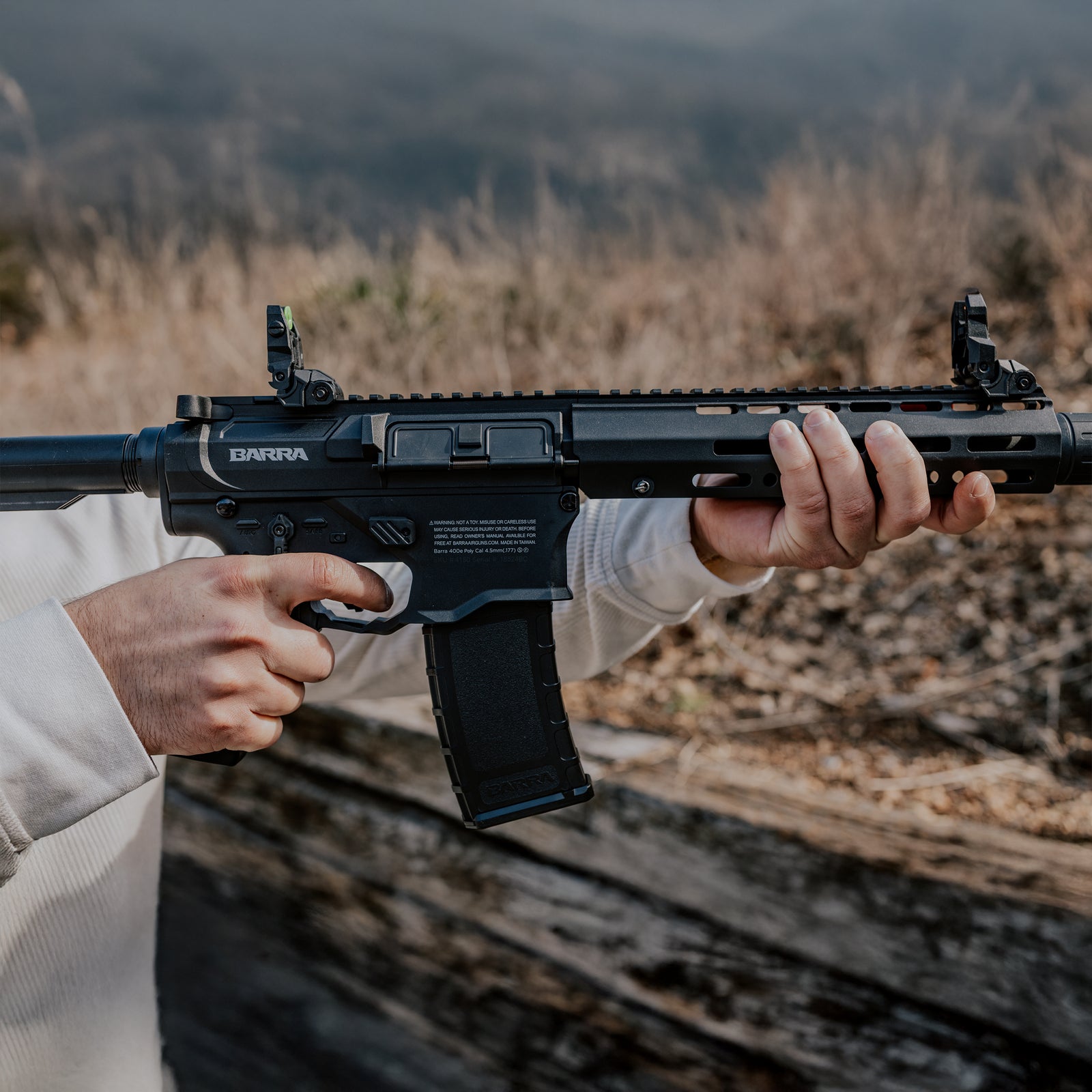 Barra Airguns | 400e Electric Air Rifle | Full-Auto LiPo BB Rifle