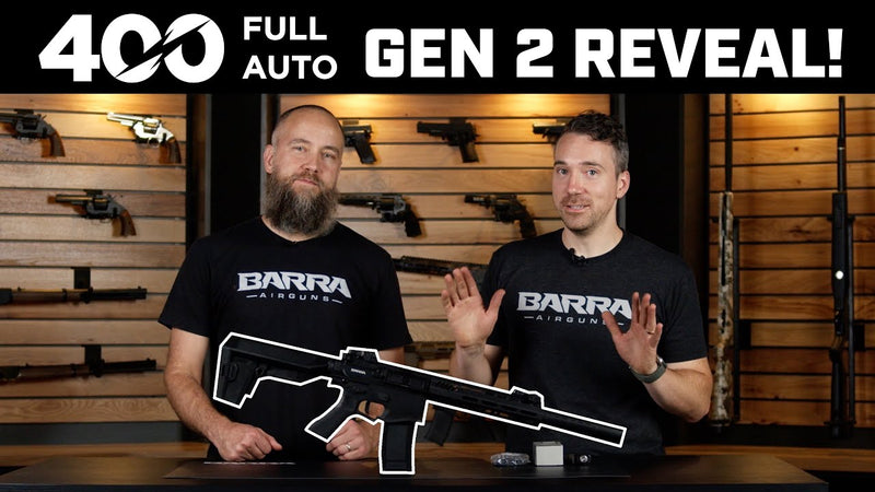Barra Airguns | 400e Electric Air Rifle | Full-Auto LiPo BB Rifle