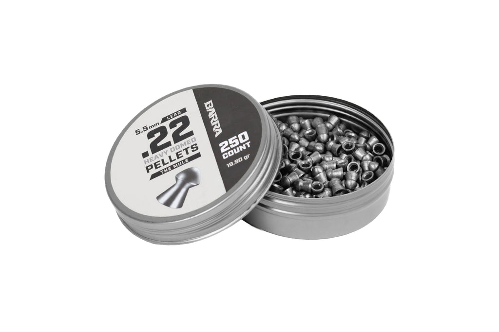 The Mule Heavy Domed .22 Caliber Pellets - 250 Count – Barra Airguns