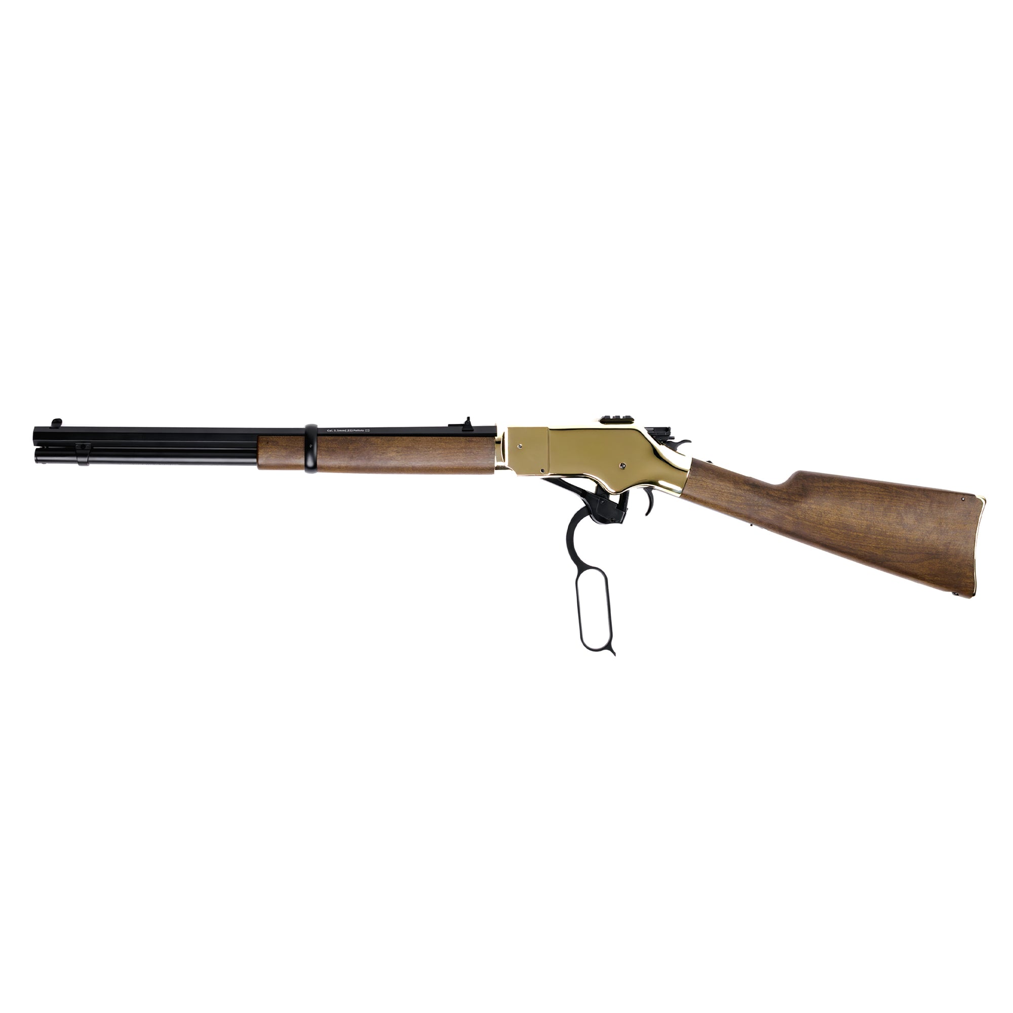 Barra Airguns | Gold CO2 1866 .22 Lever Pellet Rifle | Western Style