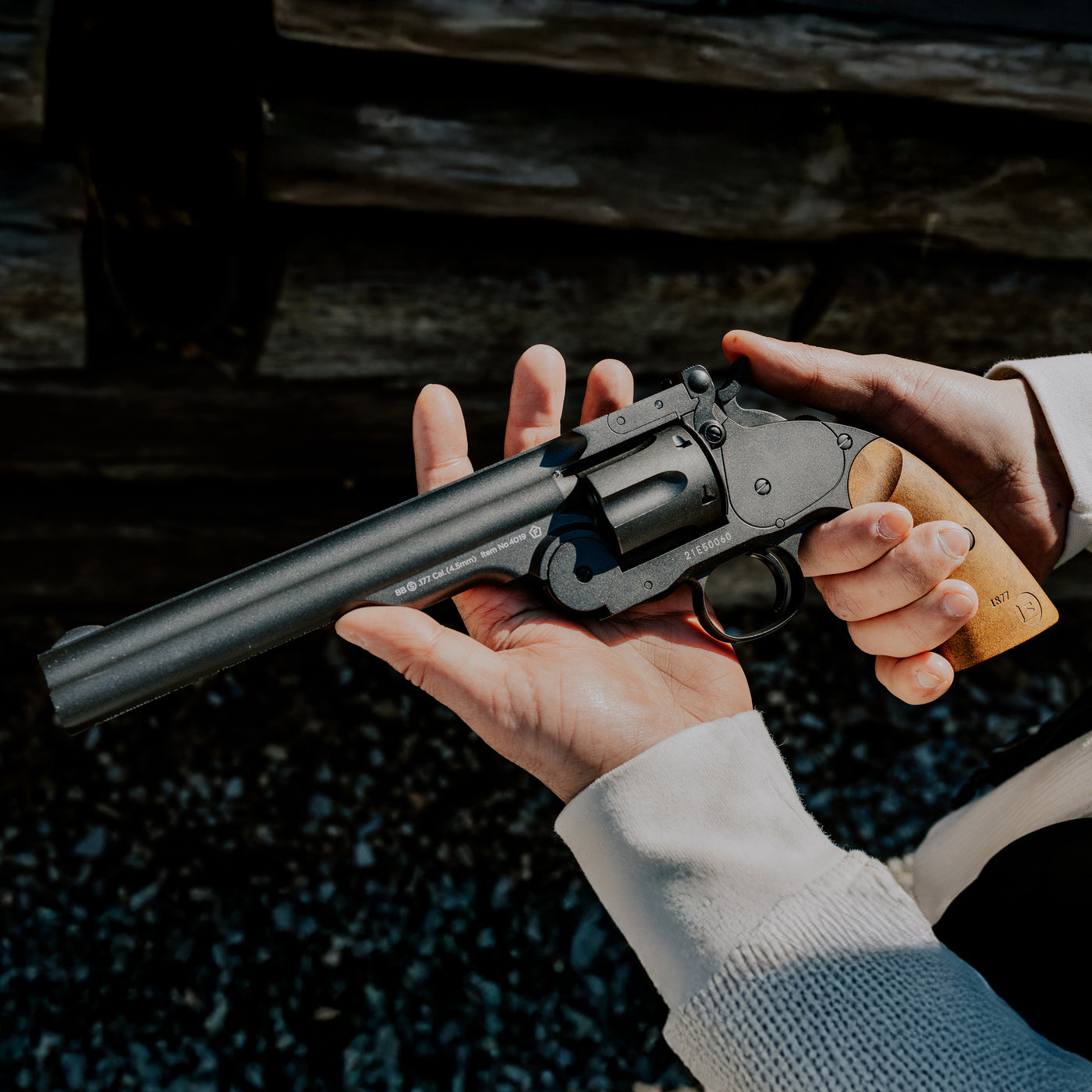 Barra Airguns | Schofield 7 Inch | Western CO2 .177 BB Revolver Pistol