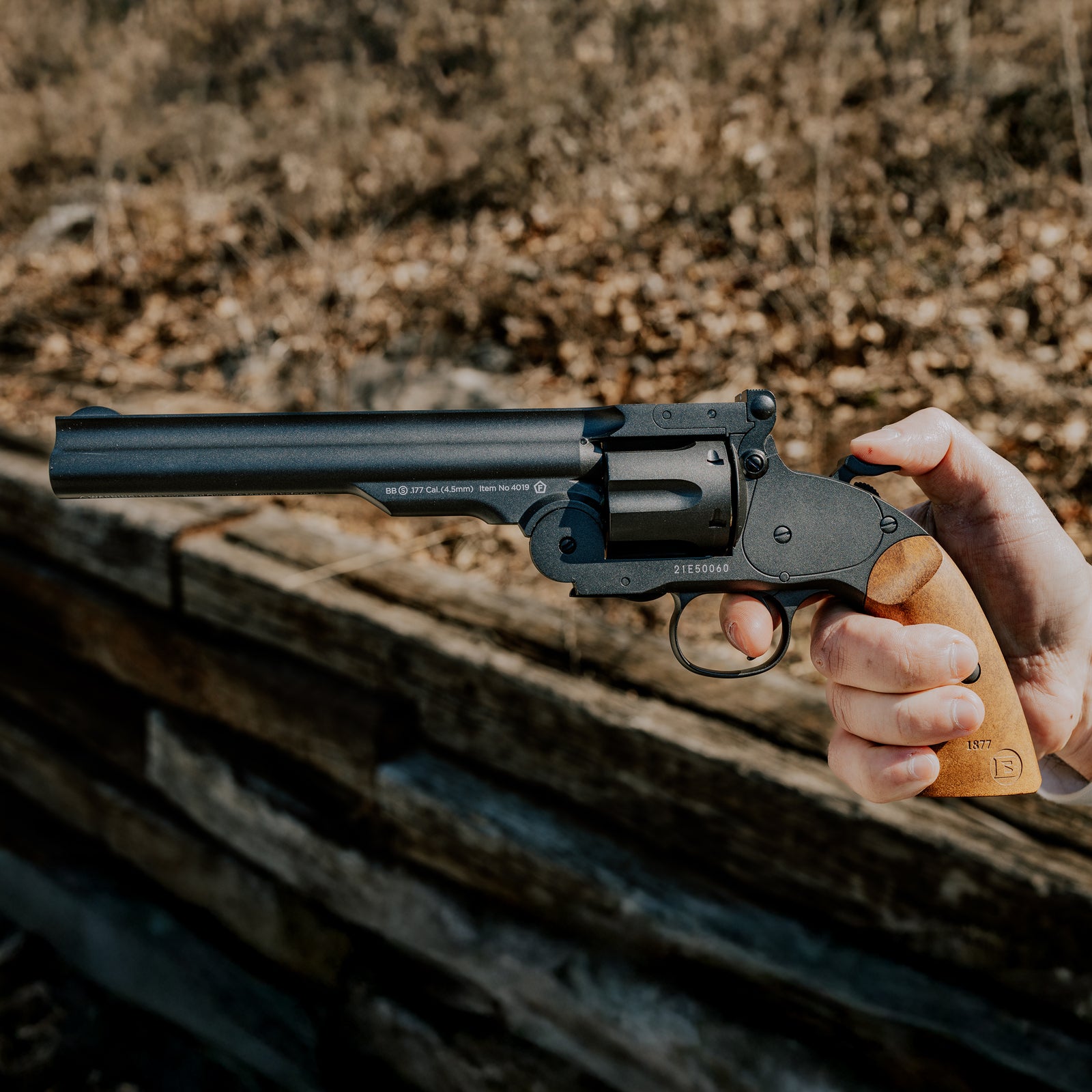 Barra Airguns | Schofield 7 Inch | Western CO2 .177 BB Revolver Pistol