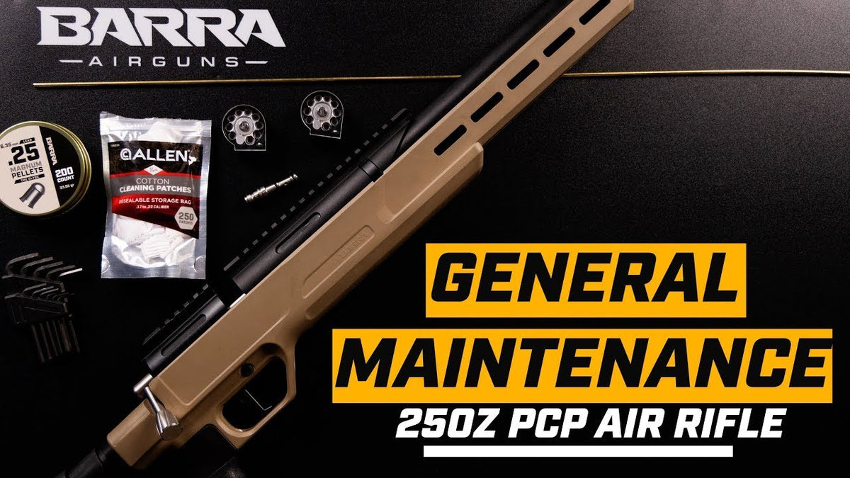 Barra Airguns | 250z PCP Pellet Air Rifle FAQ