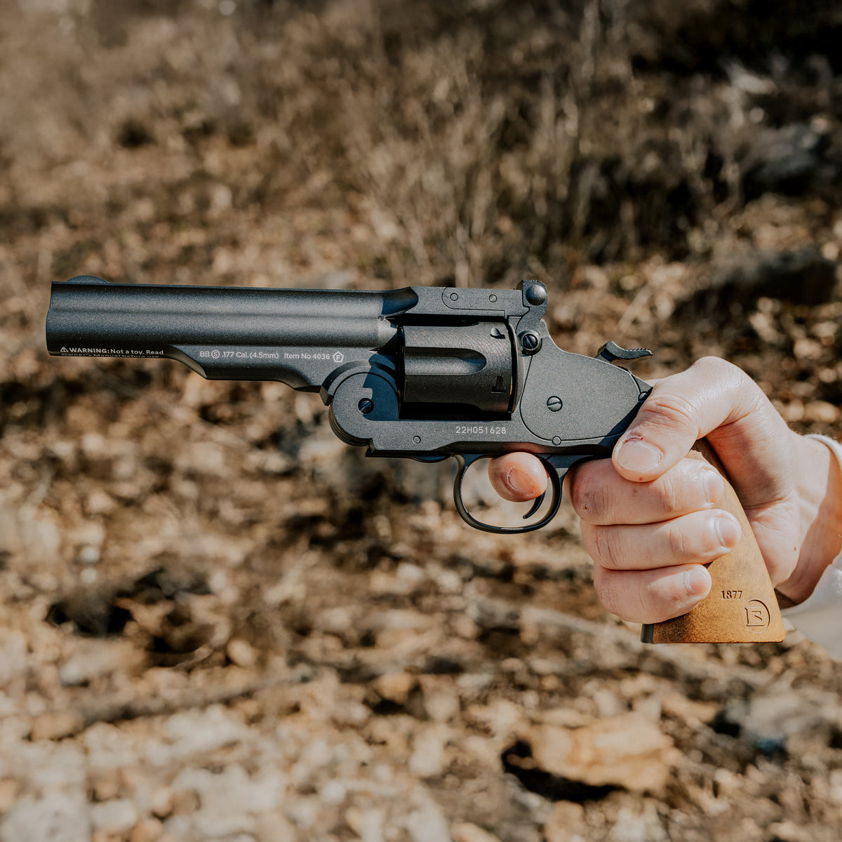 Barra Airguns | Schofield 5 Inch | Western CO2 .177 BB Revolver Pistol