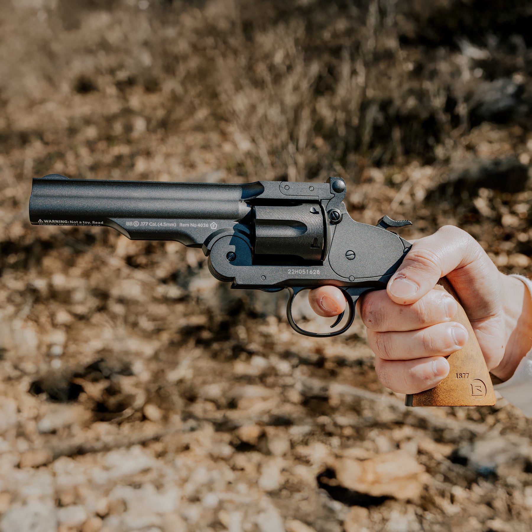 Barra Airguns | Schofield 5 Inch | Western CO2 .177 BB Revolver Pistol