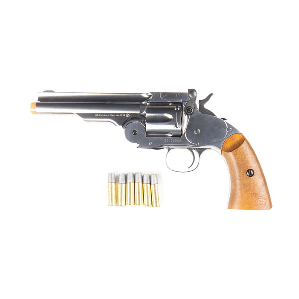 Barra Airguns | Schofield 5 Inch | Western CO2 Airsoft Revolver Pistol