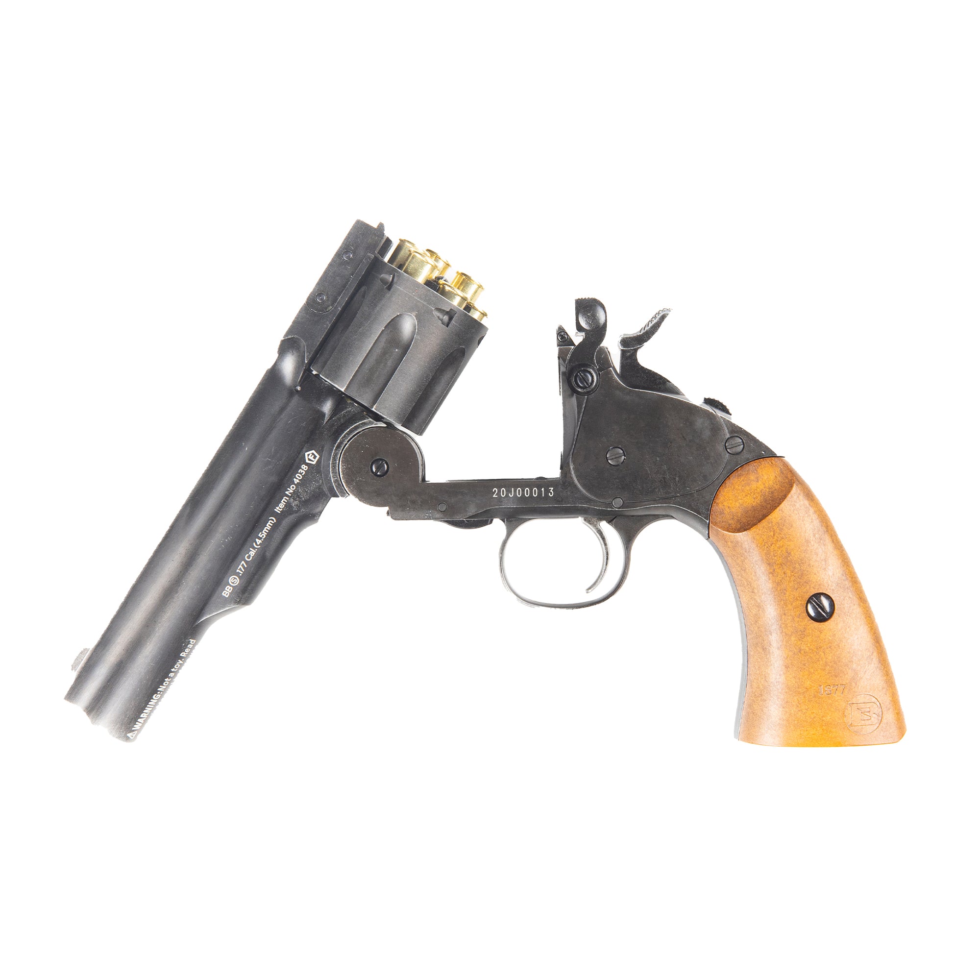 Barra Airguns | Schofield 5 Inch | Aged Western CO2 BB Revolver Pistol
