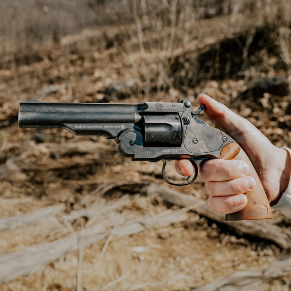 Barra Airguns | Schofield 5 Inch | Aged Western CO2 BB Revolver Pistol