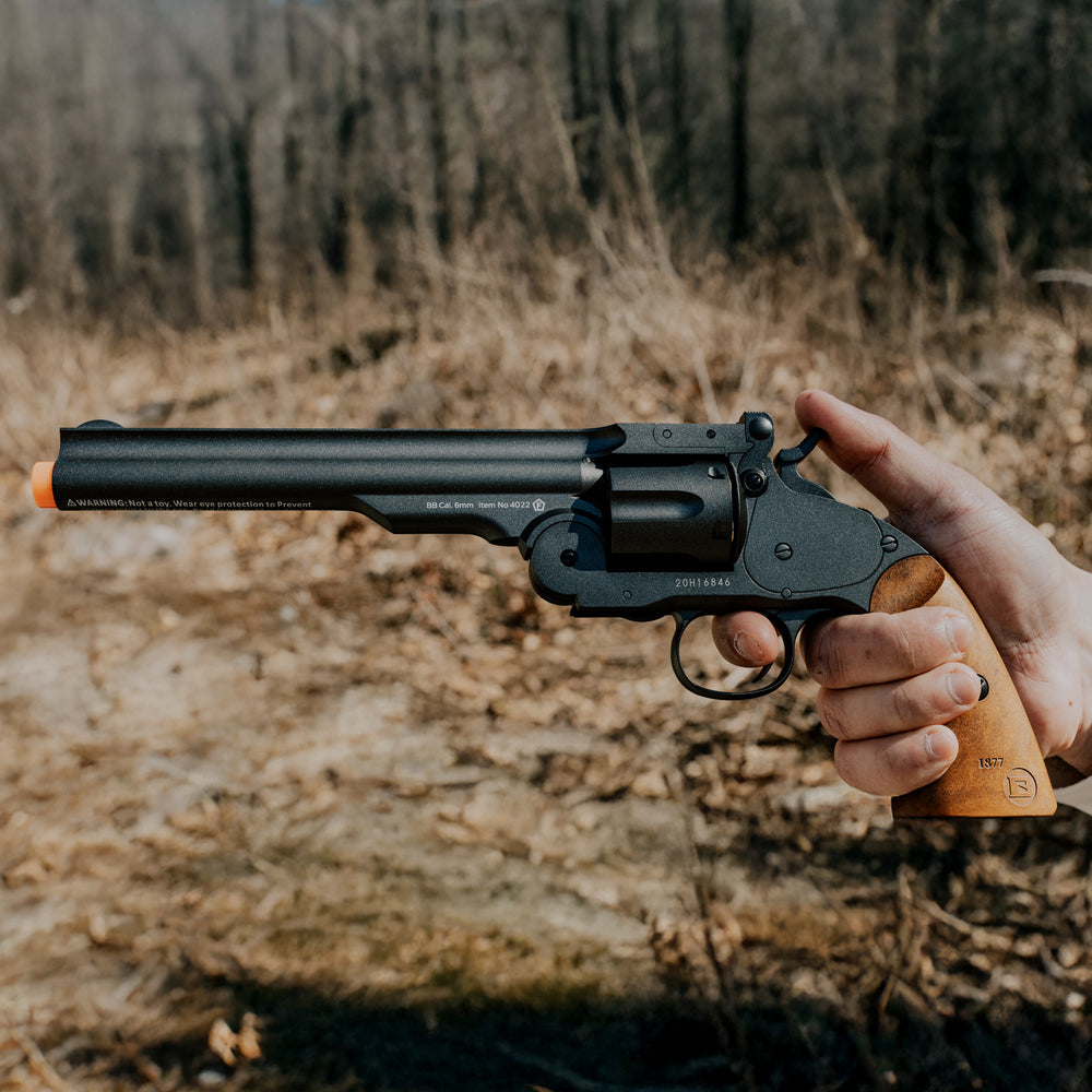 Barra Airguns | Schofield 7 Inch | Western CO2 Airsoft Revolver Pistol