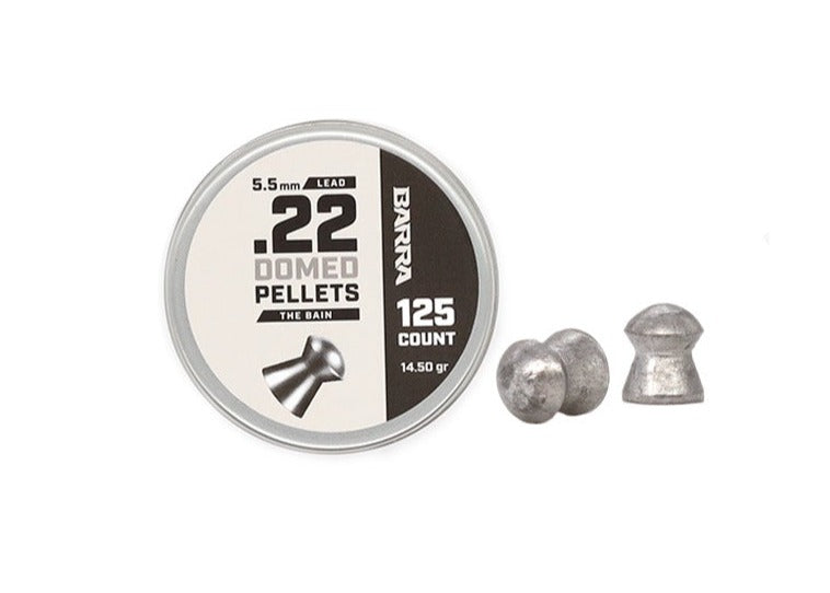 Bain Domed .22 Caliber Pellets - 125 Count