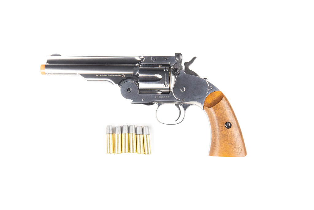 Barra Airguns | Schofield 5 Inch | Western CO2 Airsoft Revolver Pistol