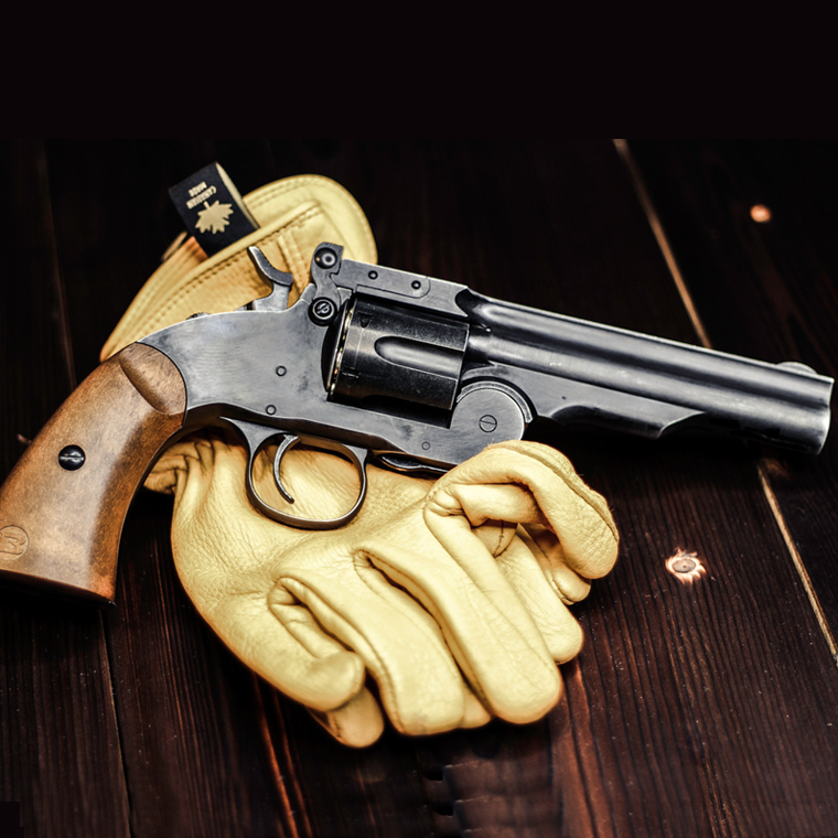 Barra Airguns | Schofield 5 Inch | Aged Western CO2 BB Revolver Pistol