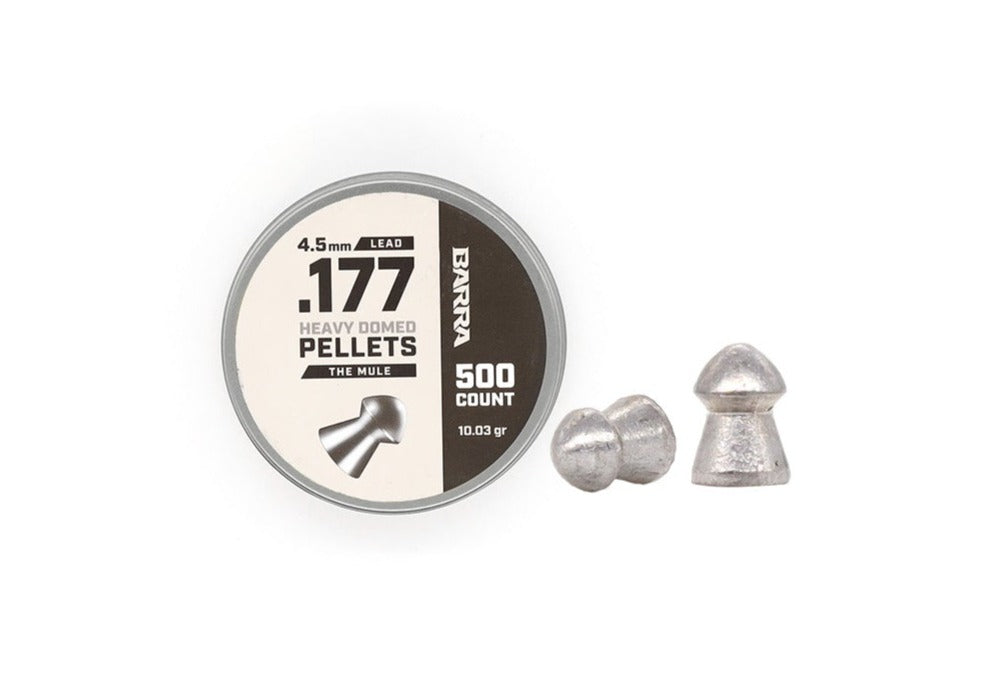 The Mule Heavy Domed .177 Caliber Pellets - 500 Count – Barra Airguns